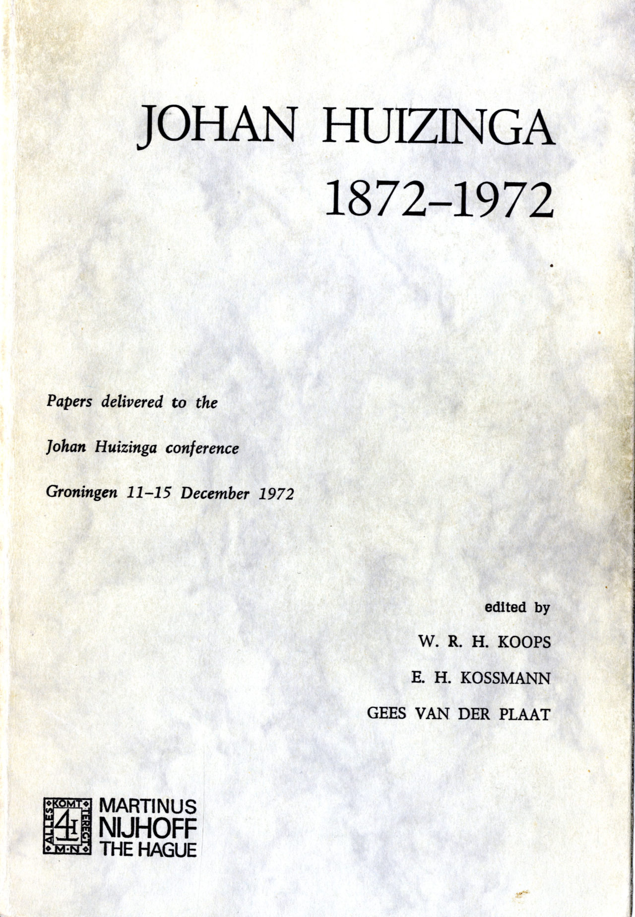 Over | About Huizinga | Huizinga Online