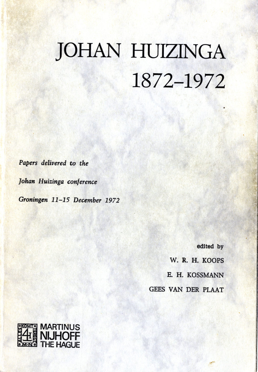 Over | About Huizinga | Huizinga Online
